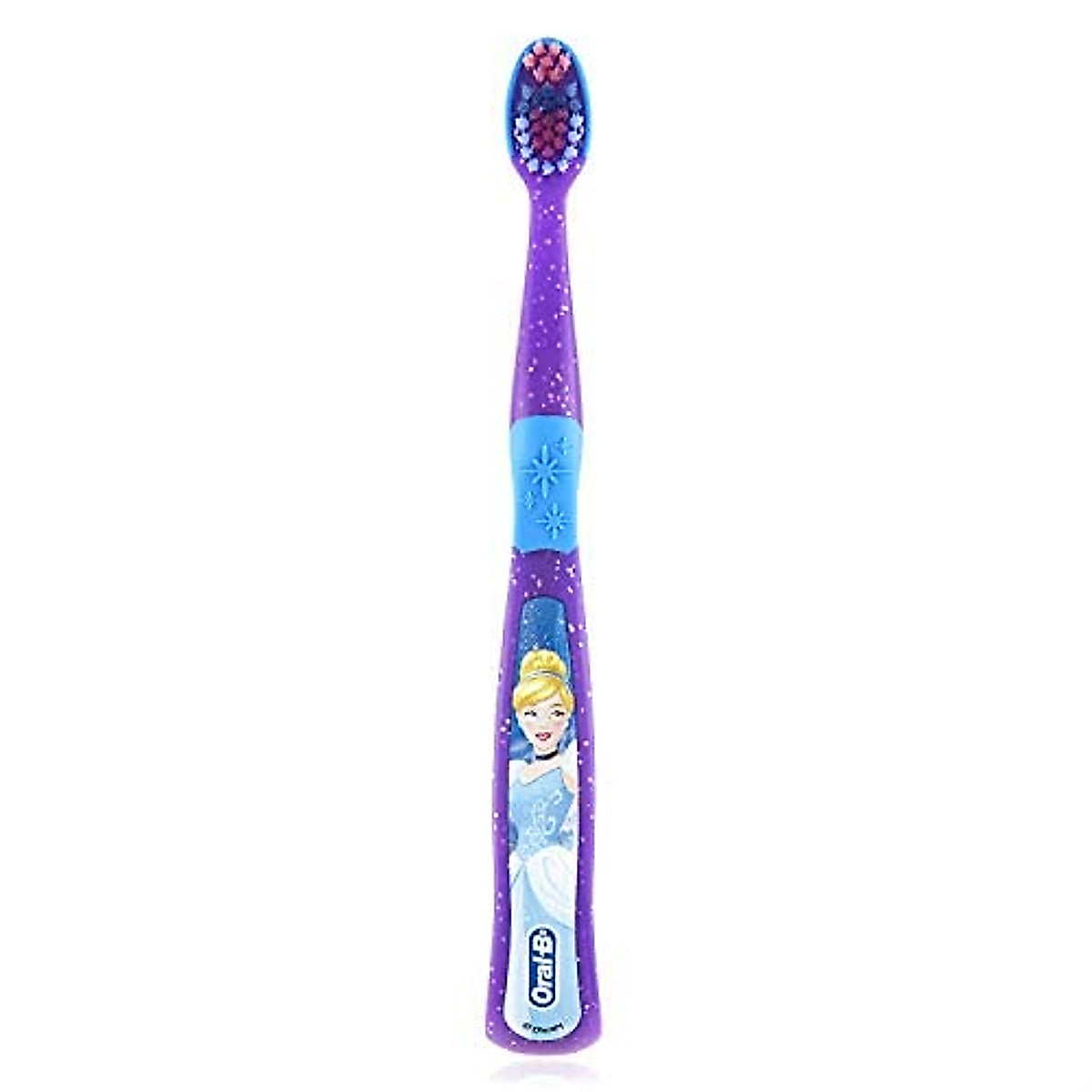 Oral-B Princess Toothbrush for Little Girls, Children 3+, Extra Soft (Characters Vary) - Pack of 2