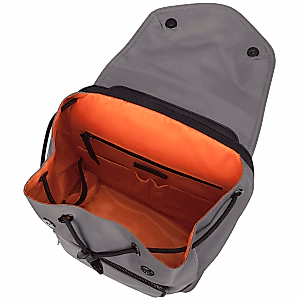 Targus Newport Drawstring Travel and Commute Backpack, Sleek Professional Design with Water-Repellent Nylon, Magnetic Secure Closure, Protective Sleeve fits 15-Inch Laptop, Gray (TSB96404GL)