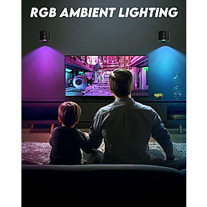 KINGTOP Battery Operated Wall Sconce, Wireless Magnetic Wall Lights with Remote, 9 Colors RGB Rechargeable Ambient Sconce, 3 Color Temp, Dimming & Removable, Wall Mounted Lamp for Bedroom