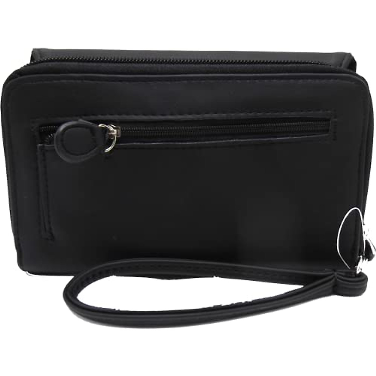 MUNDI Women's Faux Leather MY BIG FAT WALLET Flap RFID Clutch Ladies ib103x (Black)