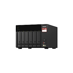 QNAP TS-673A-8G 6 Bay High-Performance NAS with 2 x 2.5GbE Ports and Two PCIe Gen3 Slots