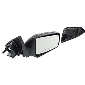 Kool Vue Right Power Heated Door Mirror Compatible With Ford Focus 2008-2011 with 2 Caps Coupe & Sedan, Models With Deluxe Package