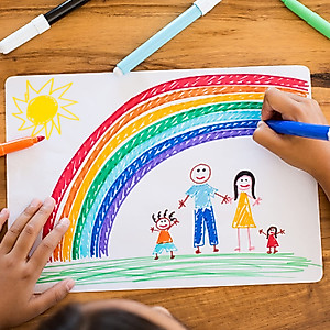 DIESOTT 2 Pack Blank Yard Signs with Stakes, 18X12 Inches White Corrugated Plastic Garden Lawn Yard Signs for Happy Birthday, Garage Sale Signs, Rent, Party, Guidepost, Halloween, Christmas Décor