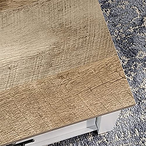 Sauder Cottage Road Storage Coffee Table in Soft White, Soft White Finish