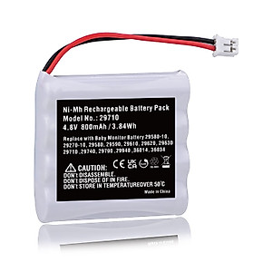 PowerTrust Ni-MH 4.8V 800mAh Battery for Summer Infant Wide View Baby Monitor Battery 29580-10 29270-10 29580 29590 29610 29620