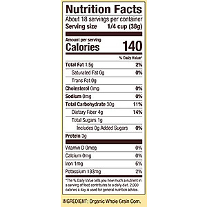 Bob's Red Mill Organic Medium Grind Cornmeal, 24-ounce (Pack of 4)