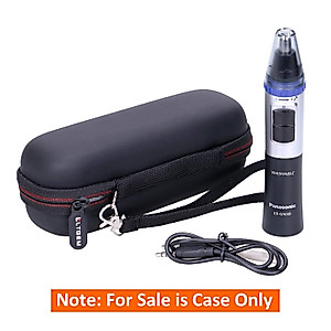 LTGEM EVA Hard Case for Panasonic Nose Hair Trimmer and Ear Hair Trimmer ER-GN30-K, Men's Wet/Dry Trimmer Cleaning System (Case Only)