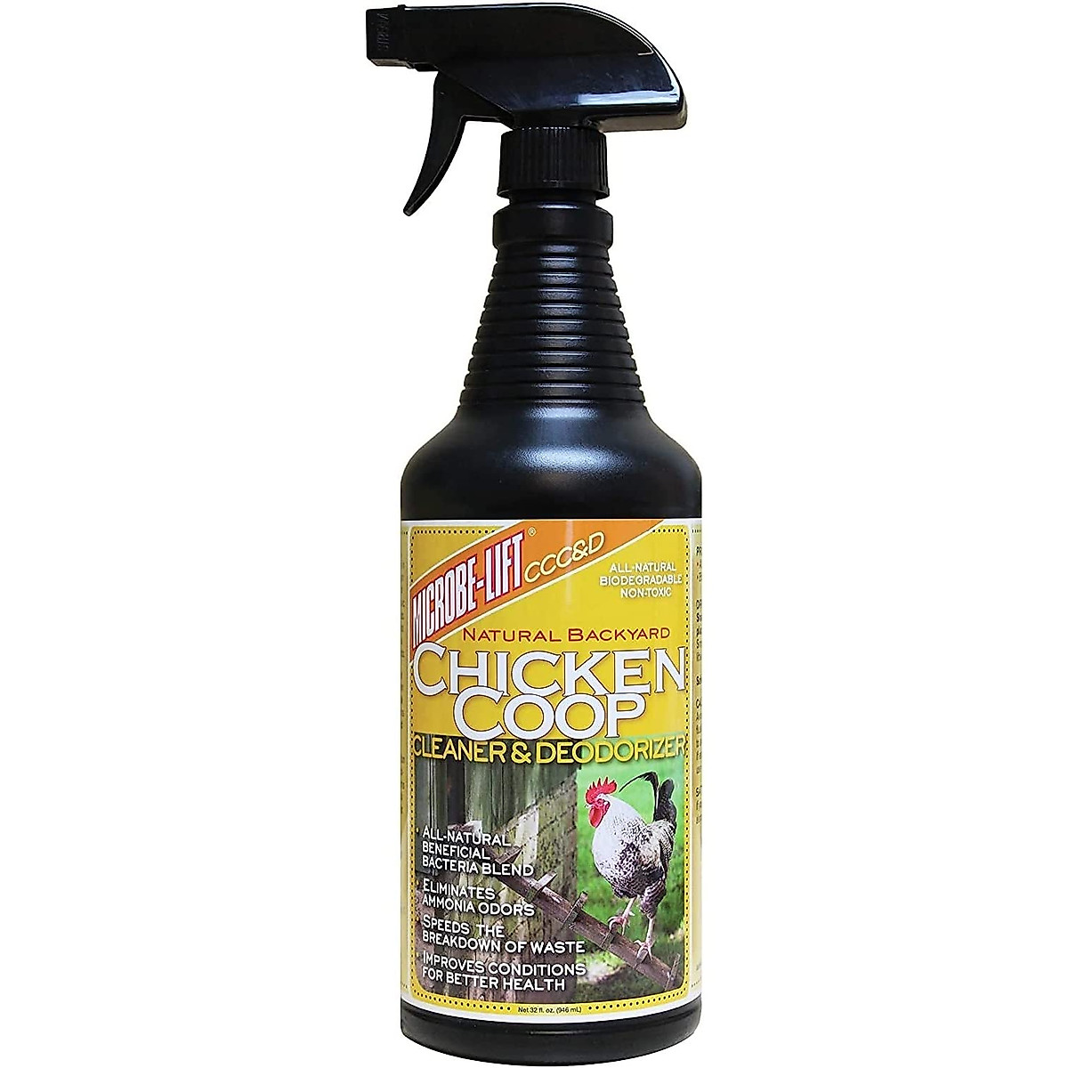 MICROBE-LIFT Chicken Coop Cleaner and Odor Eliminator, Use on All ...