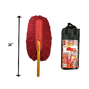 California Car Duster 62442 Standard Car Duster with Wooden Handle