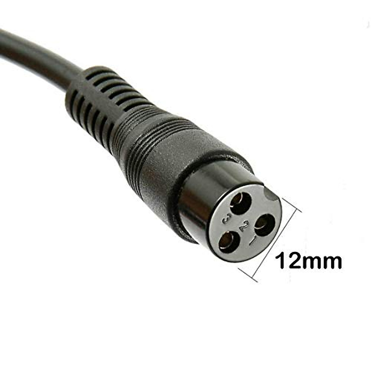 Miacoco Scooter Charger, 24V,3.3 FT Power Adapter for Razor E100 E125 E150 E175 E500 (Black)