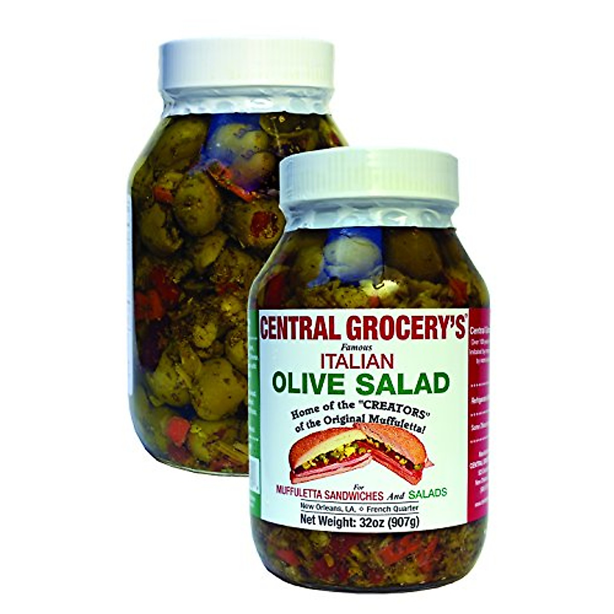 Central Grocery Olive Salad 32 oz (Pack of 1)