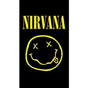 HOLYDAY Nirvana Smiley 12x18 inch Poster Rolled Poster