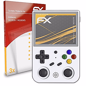 atFoliX Screen Protector compatible with Anbernic RG353V / RG353VS Screen Protection Film, anti-reflective and shock-absorbing FX Protector Film (3X)