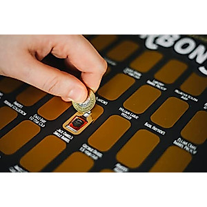 The Bourbon Bucket List 50 Best Bourbons Scratch Off Poster - Gift For Whiskey Lover, Bar, Game Room or Man Cave - Bourbon poster - Men poster - Bourbon gifts - Whiskey gift, 13,3*1,9*1,9