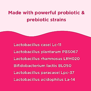 Omax Health Prebiotics and Probiotics Complex for Women, pH Balance, Vag Health, Urinary Tract, Yeast & BV Prevention, Lactobacillus & Bifidobacterium | Vegan, Organic, Gluten Free