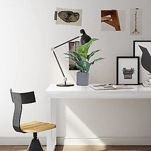 GTIDEA 16 Inch Fake Potted Plants Decor Small Artificial Greenery in Pot Faux Outdoor Plant for Home Indoor Office Table Bathroom Garden Decor