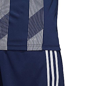 adidas unisex-youth Striped 19 Jersey Dark Blue/White X-Large