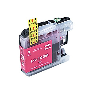 Luckytime Compatible Ink Cartridge Replacement for Brother LC103 Work With Brother MFC J4310DW J4410DW J4510DW J4610DW J4710DW J6520DW J6720DW J6920DW J450DW J470DW J650DW J870DW 10-PACK