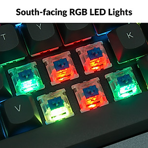 Keychron Q5 96% Layout Wired Custom Mechanical Keyboard, Hot-Swappable Gateron G Pro Red Switch, QMK/VIA Programmable Macro, Full Aluminum, RGB Backlight, Double Gasket for Linux Mac Windows - Grey