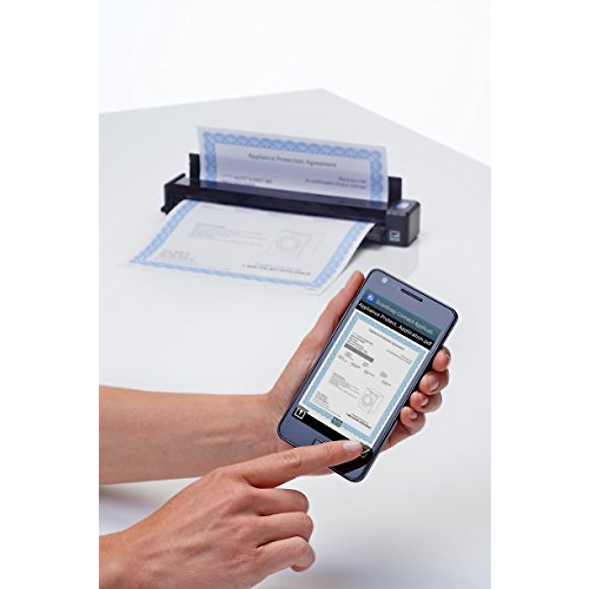 Fujitsu ScanSnap iX100 Wireless Mobile Portable Scanner for Mac or PC, Black