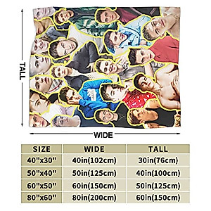 Blanket Fiennes Tiffin Soft and Comfortable Warm Fleece Blanket for Sofa, Office Bed car Camp Couch Cozy Plush Throw Blankets Beach Blankets