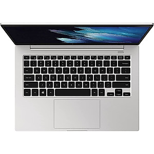 SAMSUNG Galaxy Book 14 Plus Slim Pro Laptop Qualcomm 8-Core up to 2.55Ghz 128GB SSD 4GB 14in Full HD BT Webcam WiFi 5 Windows 11 (Renewed), Silver