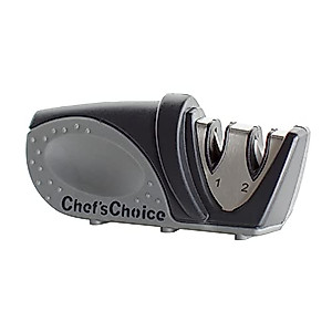 ChefsChoice 476 Compact Manual Knife Sharpener, 2-Stage, Black