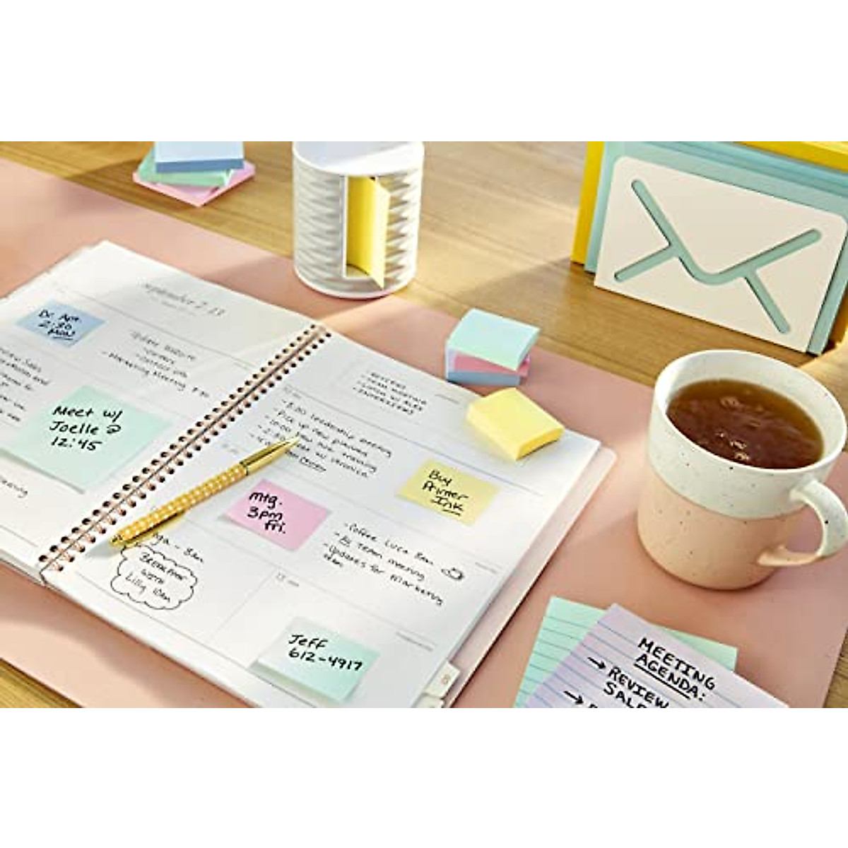 Post-it Pop-up Notes 3x3 in, 5 Pads, America's #1 Favorite Sticky Notes, Canary Yellow, Clean Removal, Recyclable (3301-5YW)