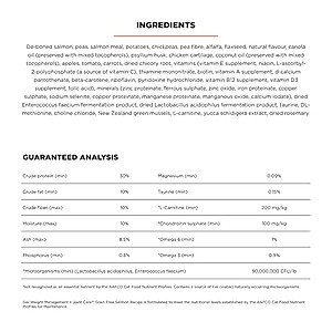 Go! Solutions Weight Management + Joint Care, Grain-Free Dry Cat Food, Salmon Recipe, 6 lb Bag