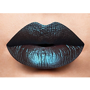 LA Splash Lustre Black Lipstick Long Lasting Liquid Matte Lipstick Day of the Dead Collection (Lustre Catrina)