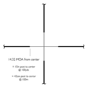 Vantage Riflescope 3-9X40, 1", 30/30 Duplex (Wire)