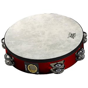 Remo Fiberskyn Tambourine - Quadura Deep Red, 8"