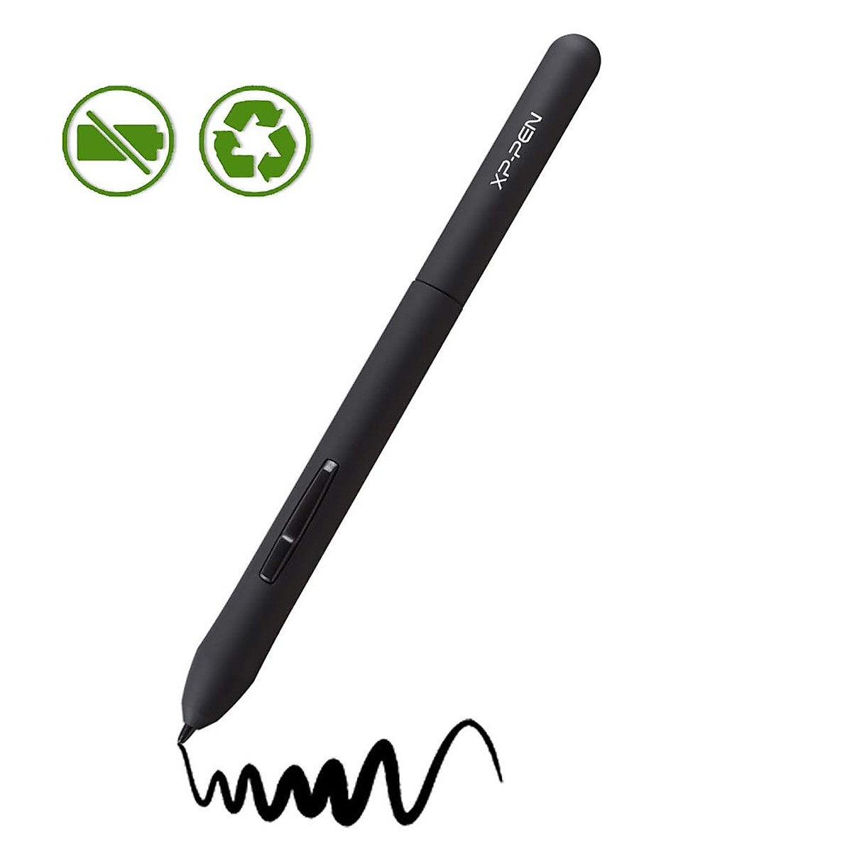 XPPen PN01 Battery-Free Stylus 8192 levels of Pen Pressure Sensitivity Compatible with XPPen Star03 Star06 StarG430S StarG640 M708 Graphic Drawing Tablet (Black)