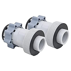 vidaXL 2x Pool Hose Adapters Type B Pool Hose Adapter Pool Supply Pool Supplies Pool Equipment Adapter Adapters Outdoor Garden Backyard