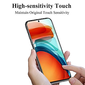 AKABEILA [3 Pack Screen Protector for Oppo Reno 7 4G 5G HD Tempered Glass Film 9H Hardness Case Friendly Easy Installation Anti Scratch Bubble Free [Full Coverage] 6.43" Black