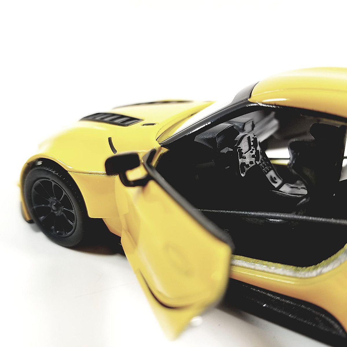 KiNSMART Toyota GR Supra Concept Racing Edition 1/36 Scale Diecast Race Car (Yellow)