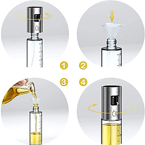 Glass Olive Oil Sprayer Mister Oil Vinegar Spritzer Olive Oil Spray Bottle for Kitchen Oil Sprayer for Cooking/Salad/Barbecue