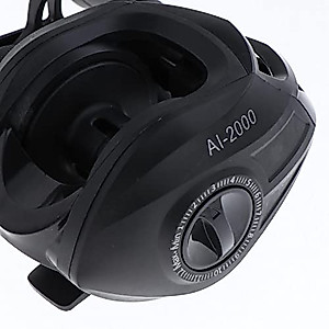 Milageto Fishing Reels Compact, 17.64 LB Carbon Fiber Drag, Brake System Baitcaster Reel, Left Handed