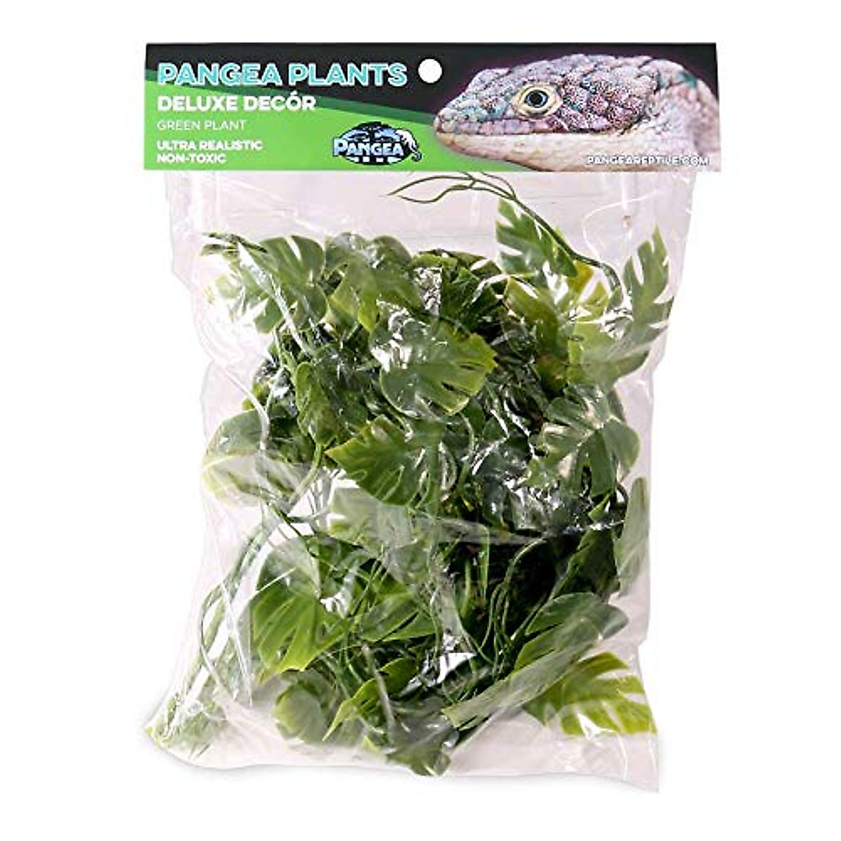 Pangea Hanging Plants Deluxe Decor for Reptile Enclosure Habitat (Green)