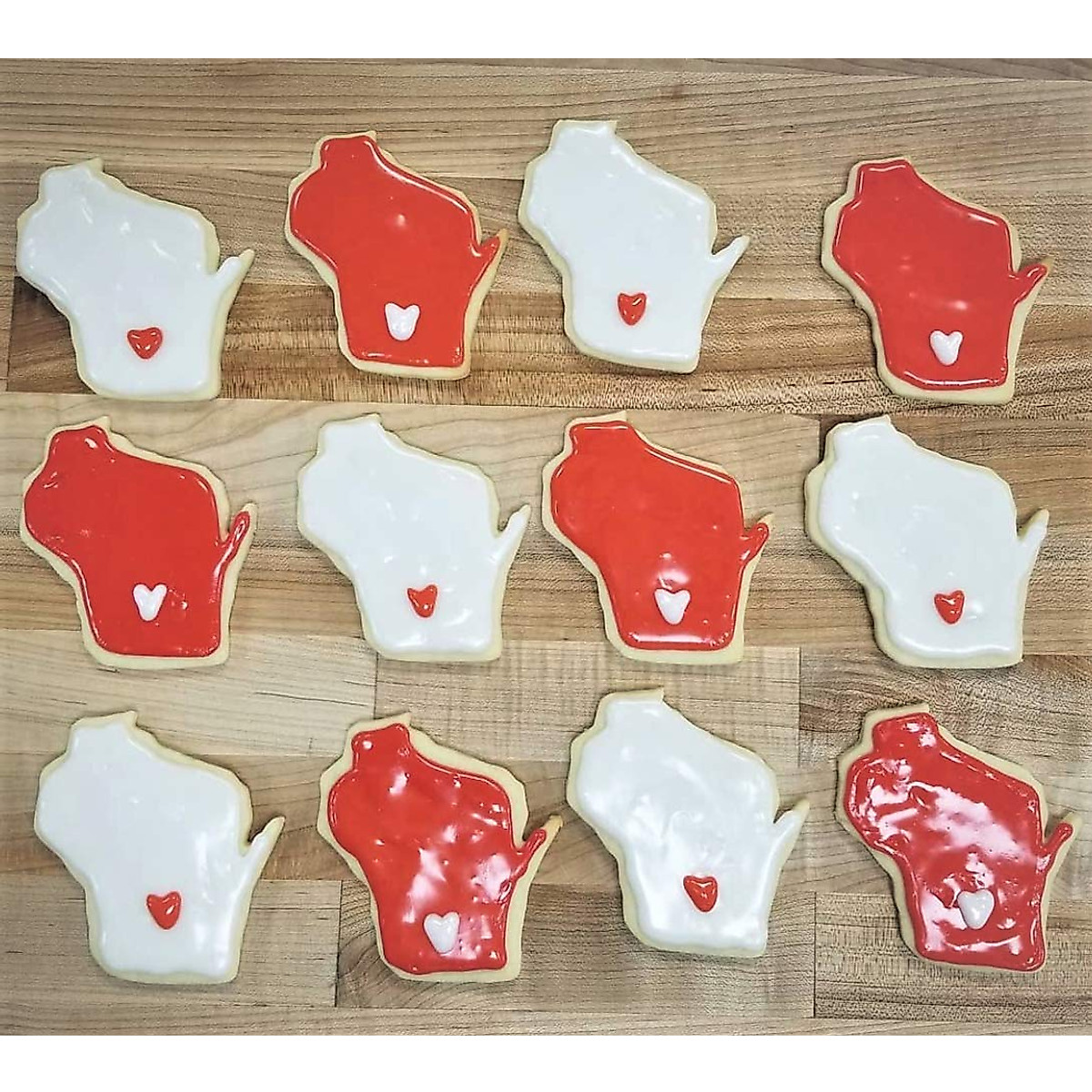 Wisconsin State Cookie Cutter 4" Made in USA by Ann Clark