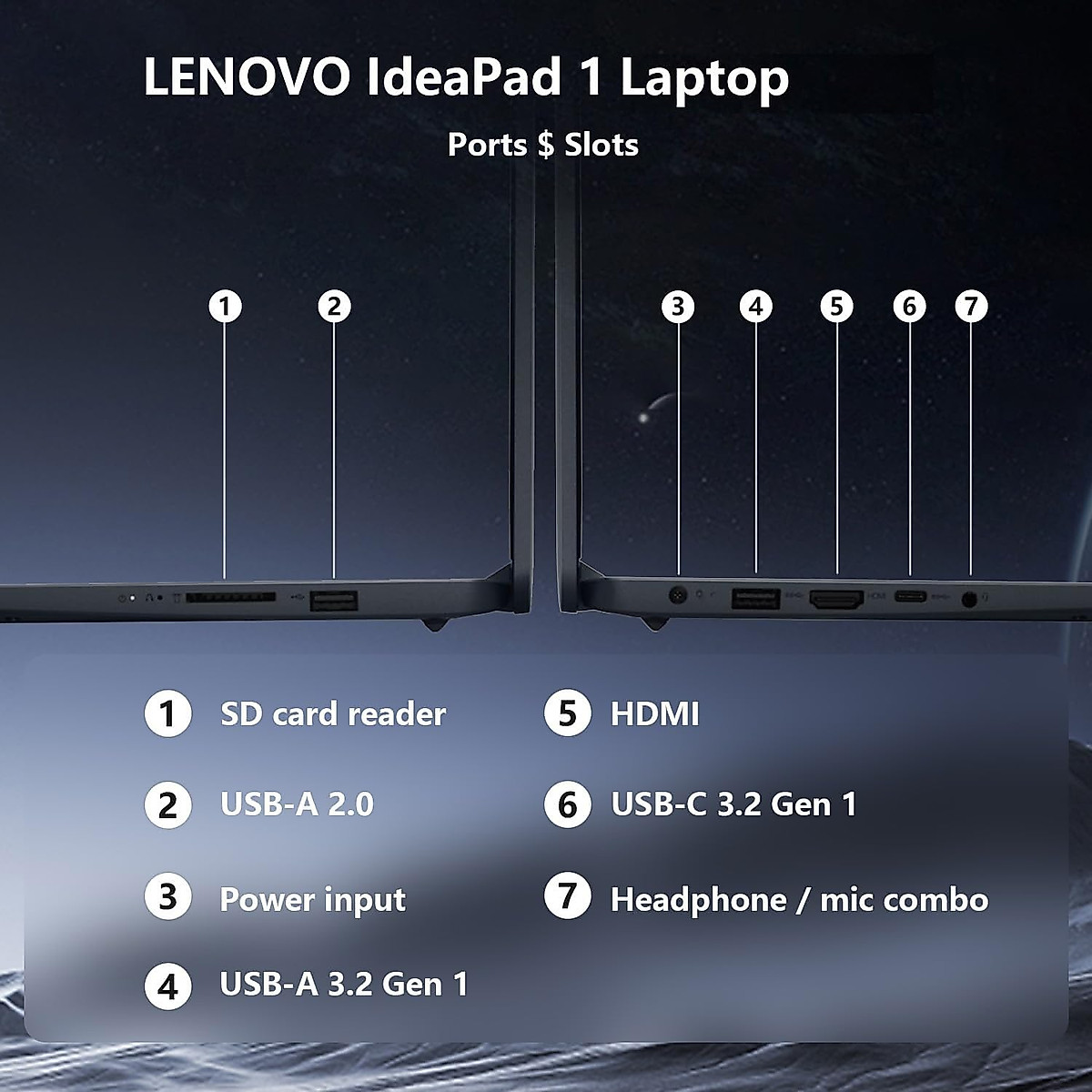 Lenovo IdeaPad 3 14" FHD Laptop, 11th Gen Intel 4-Core i7-1165G7, Intel Iris Xe Graphics, 20GB RAM, 512GB PCIe SSD, FP Reader, Webcam, USB-C, HDMI, SD Card Reader, WiFi 6, SPS HDMI Cable, Win 11 Home