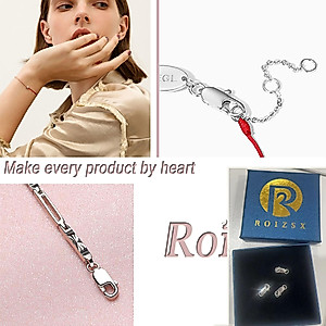 925 Sterling Silver Lobster Claw Clasp with Closed Jump Rings for Necklaces Bracelet Or Jewelry Making, Made in Italy.10mmx4mm(0.39 x 0.16 inch)