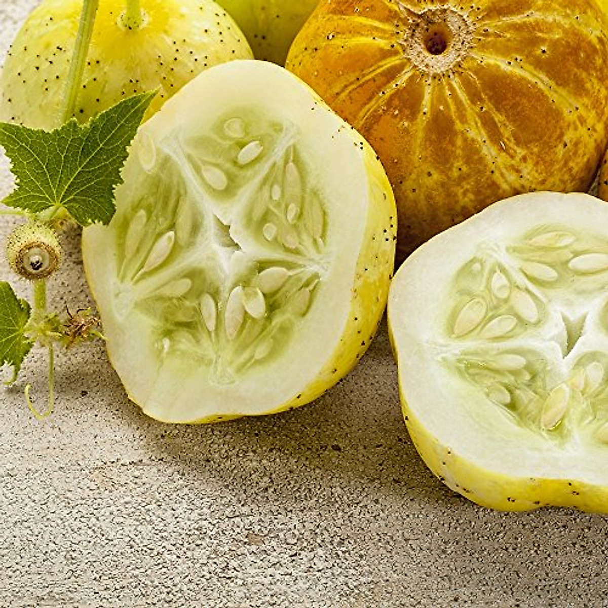 Lemon Cucumber Seeds for Planting,125+ Heirloom Seeds Per Packet, (Isla's Garden Seeds), Non GMO Seeds, Botanical Name: Cucumis sativus 'Lemon', Great Gift for Home Garden