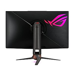ASUS ROG Swift 32” 4K HDR Gaming Monitor - 144Hz DSC, UHD (3840 x 2160) PC Monitor, Mini-LED IPS with G-SYNC Ultimate, Local Dimming, Ideal for Desktop and Computer Monitor Black - - PG32UQX