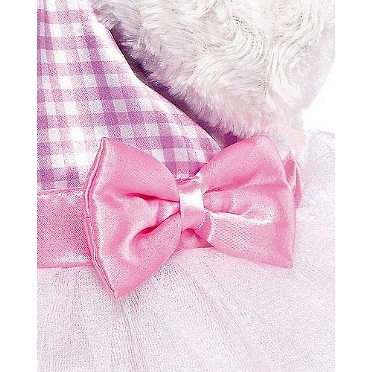 Amscan Toddler Little Lamb Dress w/Hood, Tights, and Booties Costume - 18-24 Months | Tulle | Pink and White | 1 Set