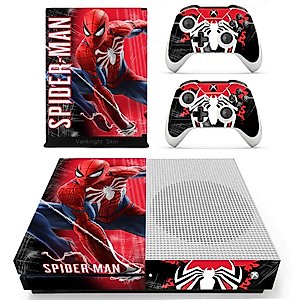 Decal Moments XB One S Slim Console Skin Set Vinyl Decal Sticker Protective for XB One S Console Controllers