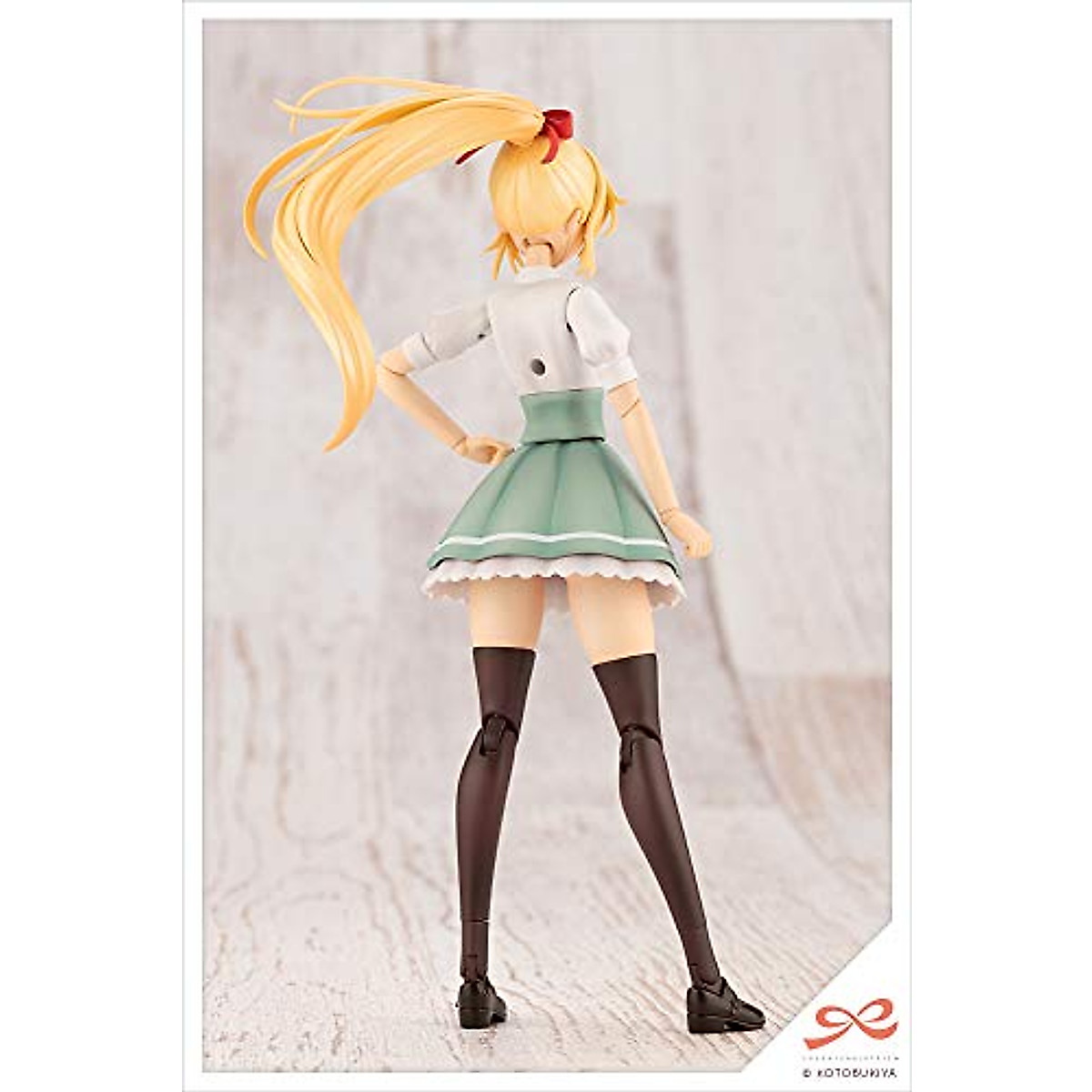 Kotobukiya Sousai Shojo Teien: Ritsuka Saeki (St. Iris Gakuen Girls' High School Summer Clothes Version) Plastic Model Kit, Multicolor (JK003)