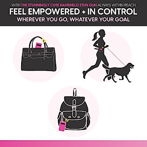 super-cute Pepper Spray & Stun Gun Kit - Professional Grade, Maximum Strength Pepper Spray & Powerful, High Voltage & Compact Stun Gun - Pink & Pink