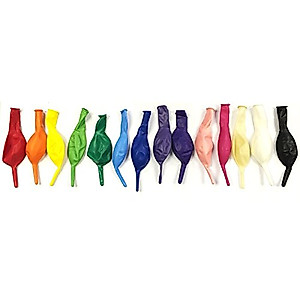 AllyDrew Latex Link Balloons Link-o-Loon Balloons Needle Tail Balloons, 12in Purple (Set of 30)