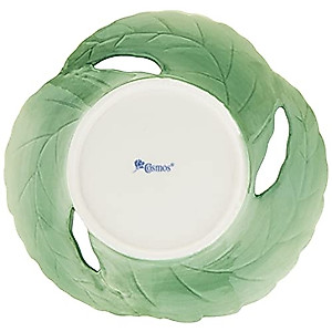 Cosmos Gifts Ceramic Rose Cup and Saucer, Set of 2